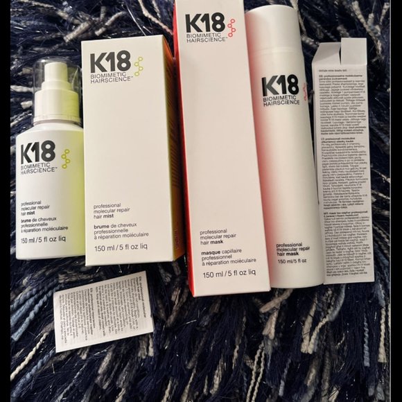 K18 | Hair | K8 Molecular Repair Hair Mask And Spray Professional Use Professional Bundle | Poshmark